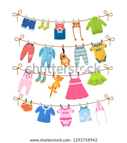 Baby Clothesline Clipart | Free download on ClipArtMag