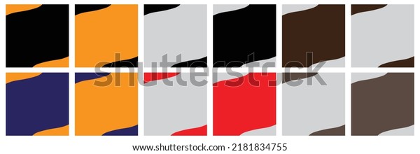 Set Banners Colors Banner Template Set Stock Vector (Royalty Free ...