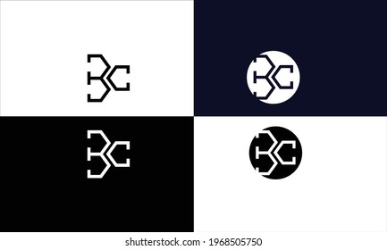 Set Bc Cb Abstract Letters Logo Stock Vector (Royalty Free) 1968505750 ...