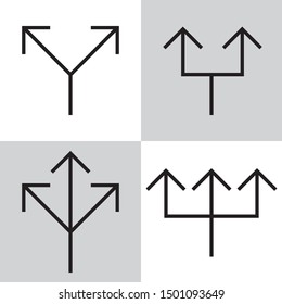 Black Rectangle Vector Arrow Icon Stock Vector (Royalty Free ...