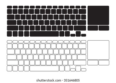 143 Keyboard with numpad Stock Vectors, Images & Vector Art | Shutterstock