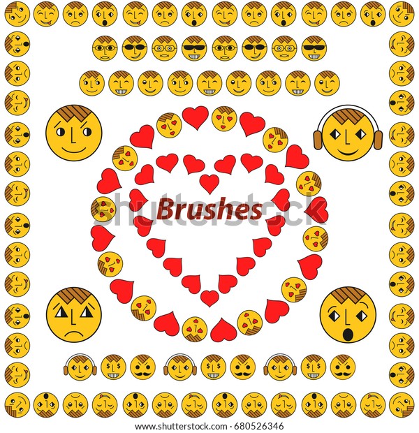 235 Cartoon Smiley Face Border Images, Stock Photos & Vectors ...