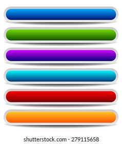 Colored Web Button Illustration Vector Eps Stock Vector (Royalty Free ...
