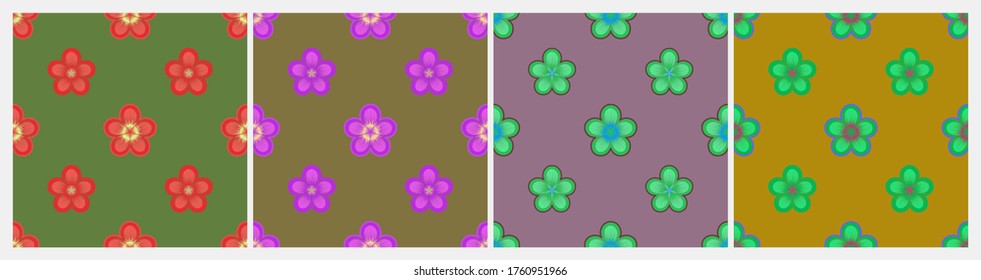 Pop Colorful Fishing Lures Seamless Pattern Stock Vector (Royalty Free ...