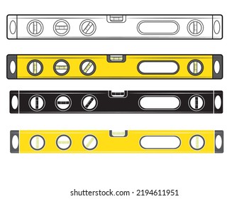Set Building Level Illustration Isolated On Stock Vector (Royalty Free ...