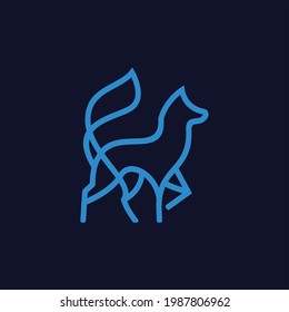 4,248 Simple Wolf Line Art Images, Stock Photos & Vectors | Shutterstock