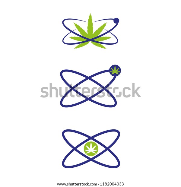 Set Cannbis Icons Stock Vector (Royalty Free) 1182004033