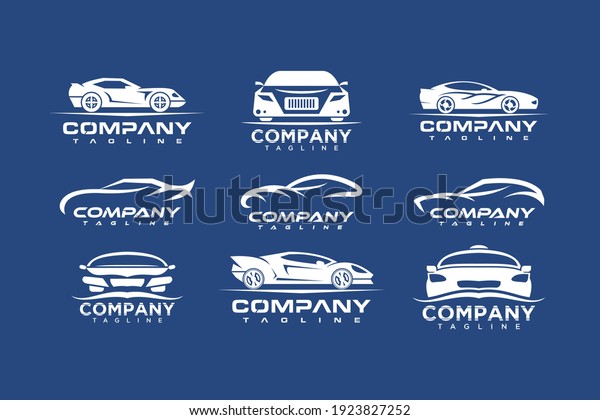 Set Car Logo Creative Design Vector Stock Vector (Royalty Free ...