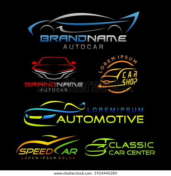 Set Car Logovector Logo Design Sports: เวกเตอร์สต็อก (ปลอดค่าลิขสิทธิ์ ...