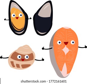 3,114 Mussel Cartoon Images, Stock Photos & Vectors | Shutterstock