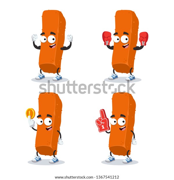 Set Cartoon Crispy Fish Finger Stick : image vectorielle de stock ...