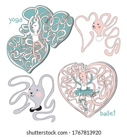 Set Cartoon Hares Long Ears Stock Vector (Royalty Free) 1767813920 ...