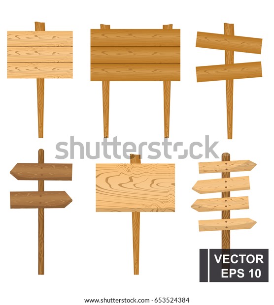 Set Cartoon Index Boards Isolated Over 库存矢量图（免版税）653524384 | Shutterstock