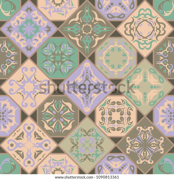 Set Ceramic Tile Wallpaper Backgrounds Ceramic: vector de stock (libre ...