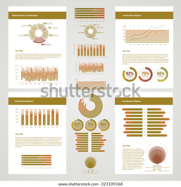 Set Charts Diagrams Stock Vector (Royalty Free) 323109368 | Shutterstock