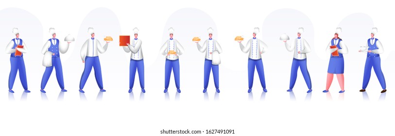 Set Different Human Heads People Compiling Stock Vector (Royalty Free ...