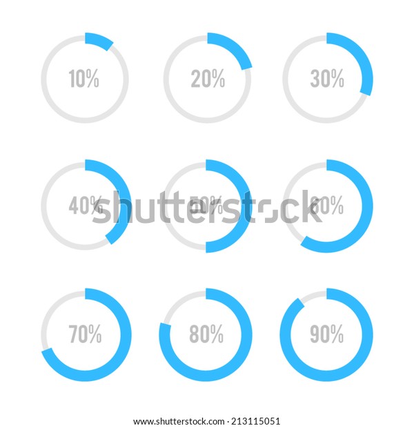Set Circle Diagrams Infographics Stock Vector (Royalty Free) 213115051