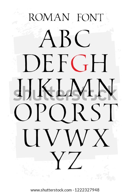 2,100 Roman Capital Letter Images, Stock Photos & Vectors | Shutterstock