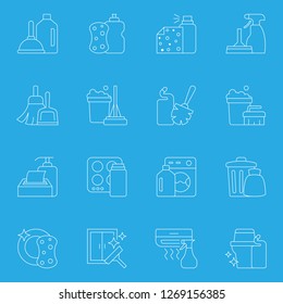 Set Cleaning Service Icons Vector Illustration Stock Vector (Royalty ...