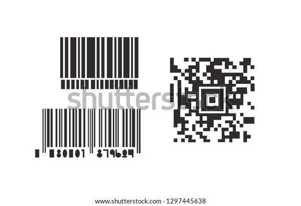 Set Collection Qr Code Upc Universal Stock Vector (Royalty Free ...