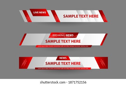 33,053 News channel design Images, Stock Photos & Vectors | Shutterstock