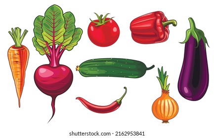 Vegetable individual: imágenes, fotos de stock y vectores | Shutterstock