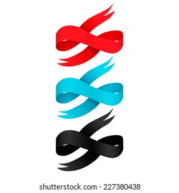 Set Color Ribbons Stock Vector (Royalty Free) 227380438 | Shutterstock