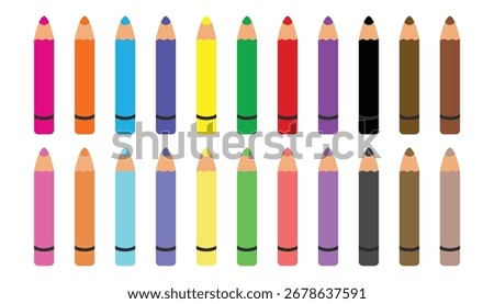 Colored Pencils Clipart | Free download on ClipArtMag