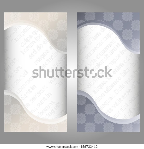 Set Colorful Background Banners Text Watermark Stock Vector (Royalty ...