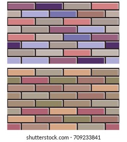 Purple Brick Pattern Pixel Art Vector Stock Vector (Royalty Free ...