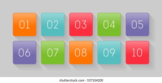 370,636 Number buttons Images, Stock Photos & Vectors | Shutterstock