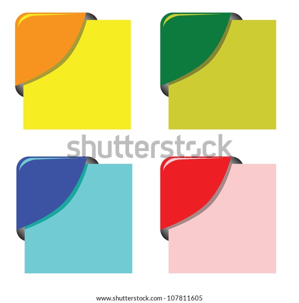 Set Colorful Corners Stock Vector (Royalty Free) 107811605 | Shutterstock