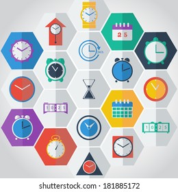 276,059 Flat design watch Images, Stock Photos & Vectors | Shutterstock
