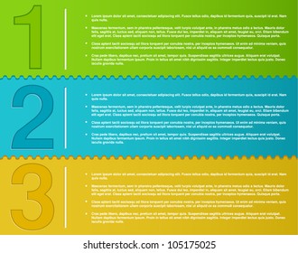 Set Colorful Sample Stickers Some Optionsvector Stock Vector (Royalty ...