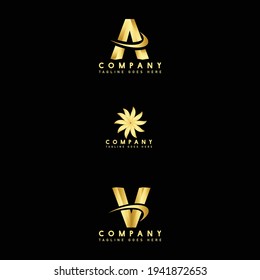 Set Company Logo Design Vector Stock Vector (Royalty Free) 1941872653 ...