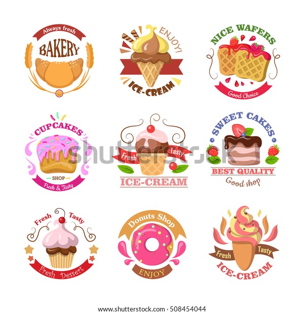 Vector de stock (libre de regalías) sobre Conjunto de logos de ...