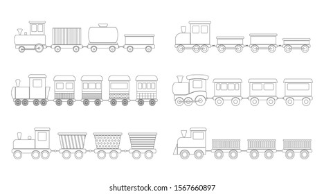 Locomotive Technical Drawing Style 1 Stock Vector (Royalty Free) 247970713