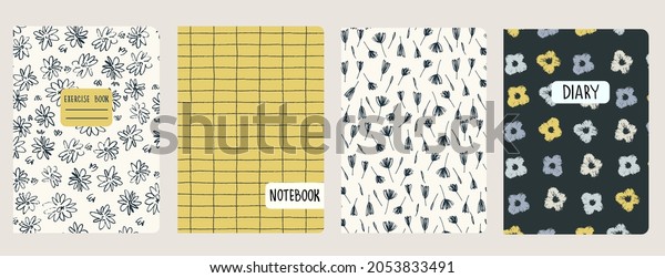 Set Cover Page Templates Based On Stock Vector (Royalty Free ...