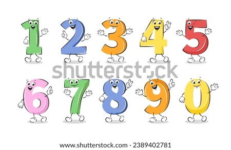 Cartoon Numbers Clipart | Free download on ClipArtMag