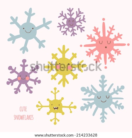 Cute Snowflake Clipart | Free download on ClipArtMag