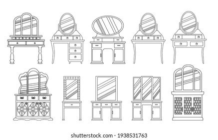746 Dressing table sketch Images, Stock Photos & Vectors | Shutterstock