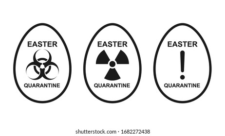 Warning Sign Sticker Reminding Importance Keeping Stock Vector (Royalty ...