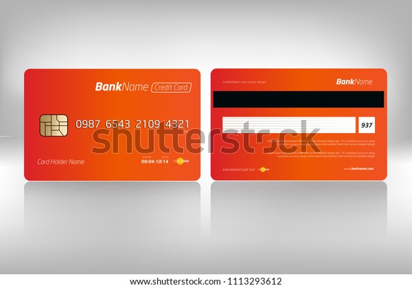 Set Debit Card Credit Card Atm Stock Vector (Royalty Free) 1113293612 ...
