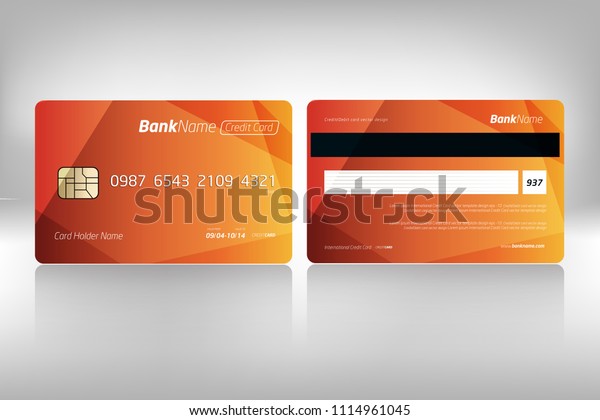 Set Debit Card Credit Card Atm Stock Vector (Royalty Free) 1114961045 ...