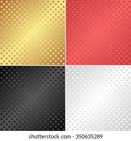 Red Gold Indian Patterns Stock Vector (Royalty Free) 1020606370