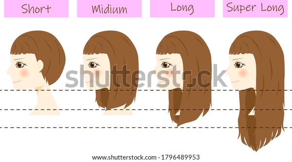 3,028 Hair Length Icons Images, Stock Photos & Vectors | Shutterstock