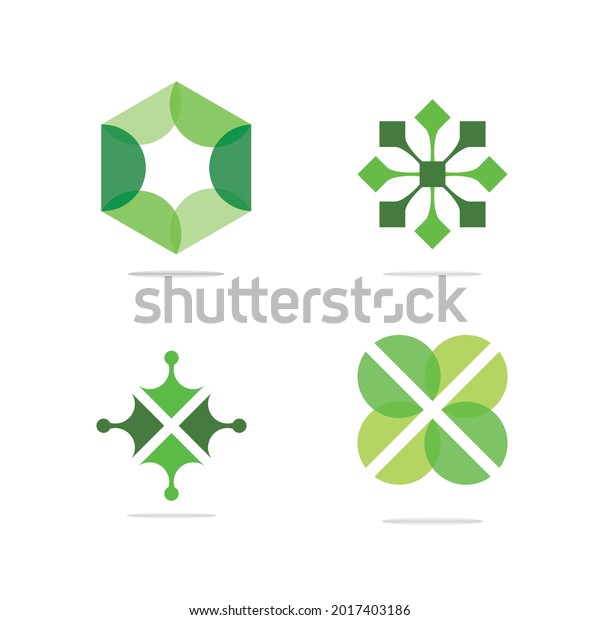 Set Different Logos Design Stock Vector (Royalty Free) 2017403186 ...
