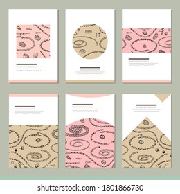 Set Different Templates Cards Your Design Stock Vector (Royalty Free ...