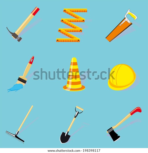 Set Diy Icons Stock Vector (Royalty Free) 198398117 | Shutterstock
