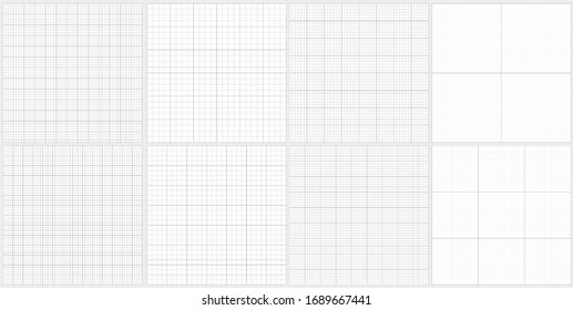 Japanese Manuscript Paper Grid Called Genko Stock Vector (Royalty Free ...